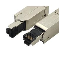 China 180 ° Outgoing Direction High Speed 8P8C FTP Network RJ45 Plug Connector Cat6 for sale