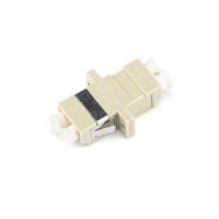 China OM3 LC Adapter Connector Type Split PBT Optical Fiber Connector for FTTH for sale
