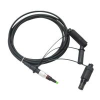 China FTTH IP68 Outdoor Fiber Optic Equipment PEI LC/APC 3-in-1 Waterproof Connector Easy for sale