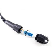 China Outdoor Waterproof FTTH Optical Fiber Cable with CPRI Connector and 0.1 Repeatability for sale