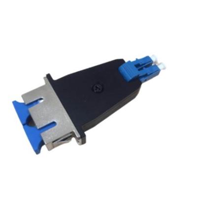China Split in LC/Upc Sc/Upc FTTH Duplex Plug Hybrid Fiber Optic Adapter with PBT for sale