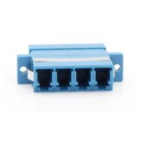 China FTTH Jumper Port Coupler Fiber Optic Adapter Blue/Green/Red/Yellow Ferrule Type APC/UPC for sale