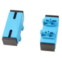 China FTTH Jumper Port Coupler Fiber Optic Adapter Blue/Green/Red/Yellow Ferrule Type APC/UPC for sale