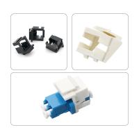 China FTTH Jumper Port Coupler Fiber Optic Adapter Blue/Green/Red/Yellow Ferrule Type APC/UPC for sale