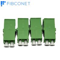 China Single-Mode DX LC/APC Fiber Optic Adapter Without Flange PBT Material Quad Fiber Cores for sale