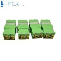 China Single-Mode DX LC/APC Fiber Optic Adapter Without Flange PBT Material Quad Fiber Cores for sale