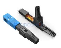 China FTTH Waterproof ESC250D 55/60mm Fiber Optic Cable Fast Connector LC SC/UPC APC Quick Connectors for sale