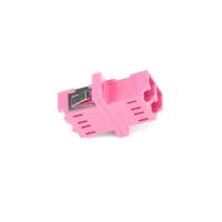 China FTTH OM3 LC Adapter 2 Time for Low insertion loss Optical Fiber Connector in FTTH for sale