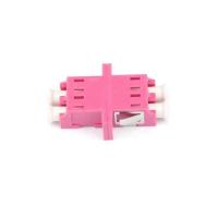 China FTTH OM3 LC Adapter 2 Time for Low insertion loss Optical Fiber Connector in FTTH for sale