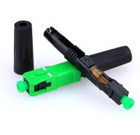 China SC APC/UPC Fast Connector for in FTTH Single-Mode Waterproof Outdoor Fiber Optic for sale