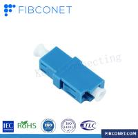 China Fiber Optic Adapter LC Quad Connector Simplex Duplex FTTH FTTX Jumper Port Coupler for sale