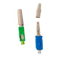China FTTH Indoor SC APC Upc Assembly 0.3dB Low Il Optical Fiber No Splicng Fast Connector for sale
