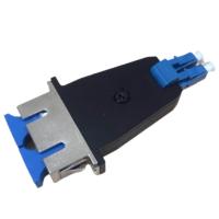 China Miniature Hybrid Fiber Optic Adapter for LC Male to SC Female 0.3dB Insertion Loss 2 for sale