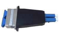 China Miniature Hybrid Fiber Optic Adapter for LC Male to SC Female 0.3dB Insertion Loss 2 for sale