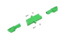 China FTTH Simplex/Duplex Fiber Optic Equipment E2000 APC/UPC Adapter with Plastic Material for sale