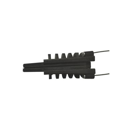 China FTTH Optical Fiber Tension Clamp 02 PA6 Stainless Steel Wire Anchor Clamp for Overhead for sale