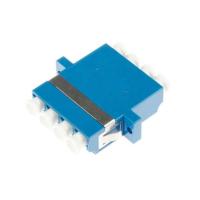 China Hybrid Plastic Material LC APC/UPC Adapter for FTTH Four Duplex Fiber Optic Equipment for sale