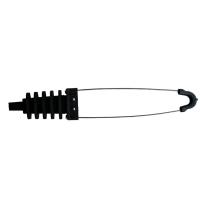 China 3-8mm Cable Size Fiber Tension Clamp with PA6 Nylon Material and Stainless Steel Wire for sale