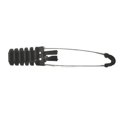 China 3-8mm Cable Overhead Fiber Tension Clamp with Nylon Material and Stainless Steel for sale