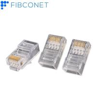China 8p8c UTP RJ45 Connector Gold Plated for Fiber Optic Equipment Network Ethernet Crystal for sale