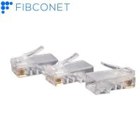 China 8p8c UTP RJ45 Connector Gold Plated for Fiber Optic Equipment Network Ethernet Crystal for sale