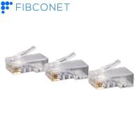 China 8p8c UTP RJ45 Connector Gold Plated for Fiber Optic Equipment Network Ethernet Crystal for sale