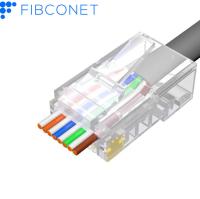 China 8p8c UTP RJ45 Connector Gold Plated for Fiber Optic Equipment Network Ethernet Crystal for sale