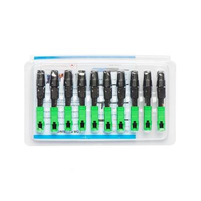China FTTH Fast Connect Fuseless Fiber Optic Equipment with Return Loss dB UPC≥ 50dB APC≥ 55dB for sale
