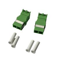 China 4g Network Compatible FTTH Single-Mode DX LCAPC Fiber Optic Adapter without Flange for sale