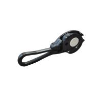 China 0.7KN Clamp Nylon FTTH Fish Type Flat Optical Fiber Optic Drop Cable Holder with 25 for sale