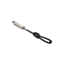 China FTTH Nylon and Metal Flat Optical Plastic Fiber Optic Drop Cable Black Fiber Tension Clamp for sale
