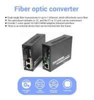 China 10 Fiber Optic Equipment 310nm 1550nm 10/100M 20km RJ45 SC Connector Optical Wired LAN Media Converter for sale