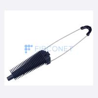 China FTTH Nylon and Metal Flat Wire Fiber Optic Cable Clamp with Flexible Nylon Material for sale