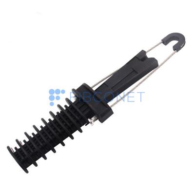 China Introducing Cable Clamps for FTTH Fiber Suspension Dead End Nylon Optic Anchor Clamp 10 for sale