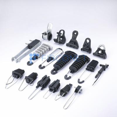 China Anchor Clamp for ADSS Cable Overhead Nylon Ss201 Optical Fiber Optic Dead End Clamp for sale