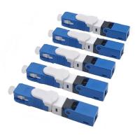 China G651 G652 G657 SC/APC SC/UPC Fiber Optic Fast Connector with 20N Tensile Strength and 5 for sale