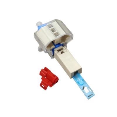 China SC UPC Drop Cable Field Termination Fiber Optic Quick Connector with Snap-on Boot Type for sale