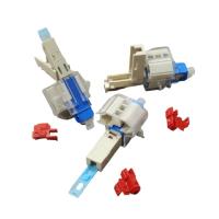 China SC UPC Drop Cable Field Termination Fiber Optic Quick Connector with Snap-on Boot Type for sale