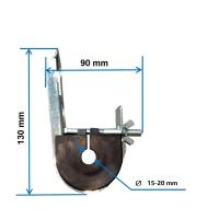 China Round Cable Tension Clamp Self-supporting Wedge Suspension Clamp for Fibre Optic Cables for sale