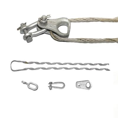 China Overhead Line Accessories Pre-twisted wire Preformed Full Tension Guy Grip Suspension for sale