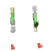 China Fast SC APC Fiber Optic Quick Wire Connektor and Durable FTTH Connector with 5- for sale