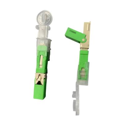 China Optic Fiber Quick Connektor Wire SC UPC Fiber Optic Equipment SC APC Fast Connector for sale
