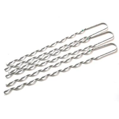 China 330*62*32 mm Fiber Tension Clamp Durable Bare Twisted Wire Line Fitting for ADSS Cable for sale