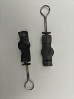 China XS-TCPC02 Black Fiber Tension Clamp for Stainless Steel Wire Anchor Joint in FTTH for sale