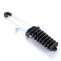 China 10 FTTH Fiber Optic Suspension ADSS Fiber Cable Dead End Cable Clamp Nylon Anchor for sale