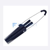 China 10 FTTH Fiber Optic Suspension ADSS Fiber Cable Dead End Cable Clamp Nylon Anchor for sale