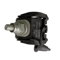 China 45*45*54 Size Fiber Tension Clamp for Overhead Black Suspension Outdoor Waterproof for sale