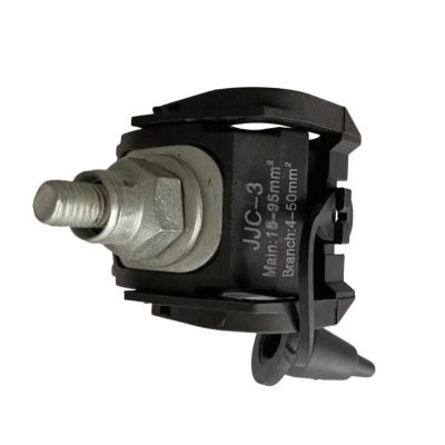 China 45*45*54 Size Fiber Tension Clamp for Overhead Black Suspension Outdoor Waterproof for sale