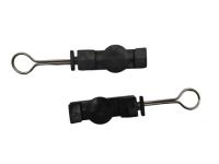 China Indoor and Outdoor Installation Tension Cable Fiber Optic Flat Open Hook S Type Clamp for sale