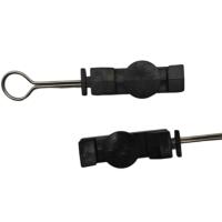 China FTTX FTTH Nylon and Steel ABS Plastic Open Hook Fiber Drop Cable Clamp for Fiber Optic for sale